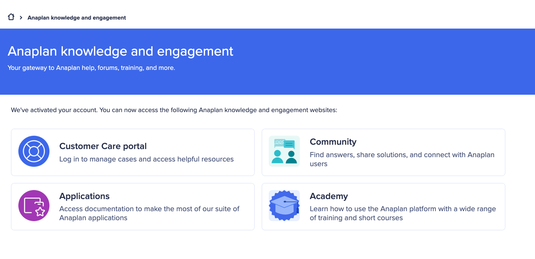 How to register and log in | Anaplan Support